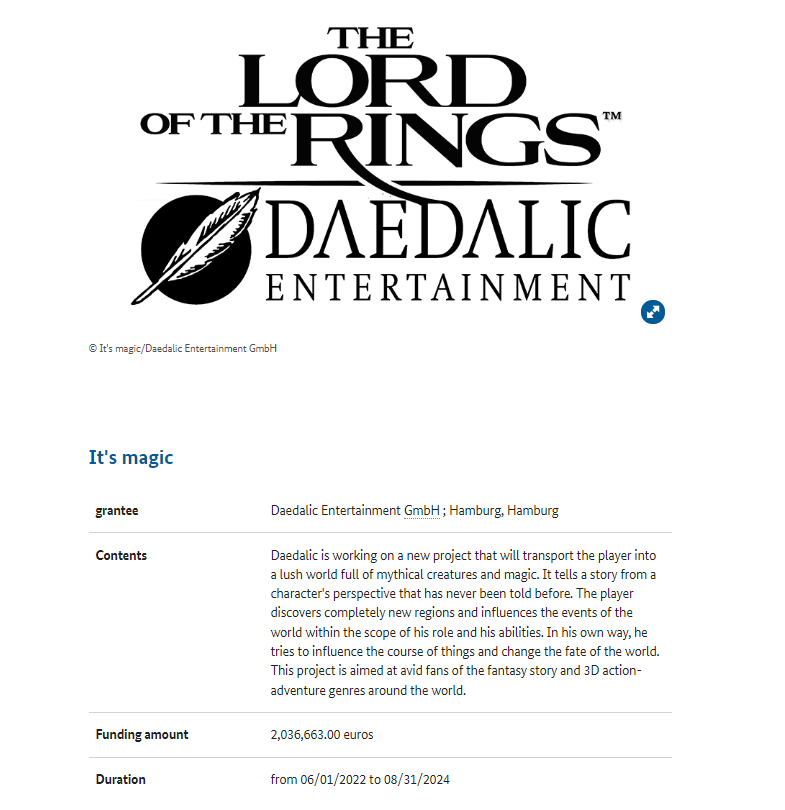 Daedalic Entertainment trabajaría en otro juego de The Lord of the Rings