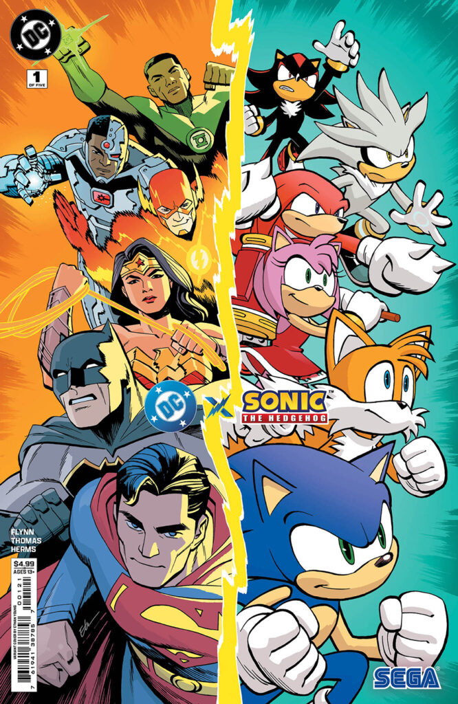 Sonic the Hedgehog: primer vistazo a los cómics crossover con DC